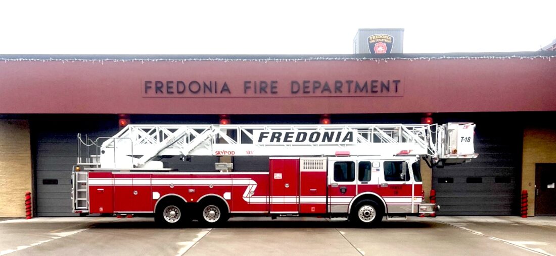 New Fredonia ladder truck in service | News, Sports, Jobs - Observer Today